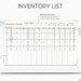 Inventory Tracker Spreadsheet | Google Sheets Template | Product ...