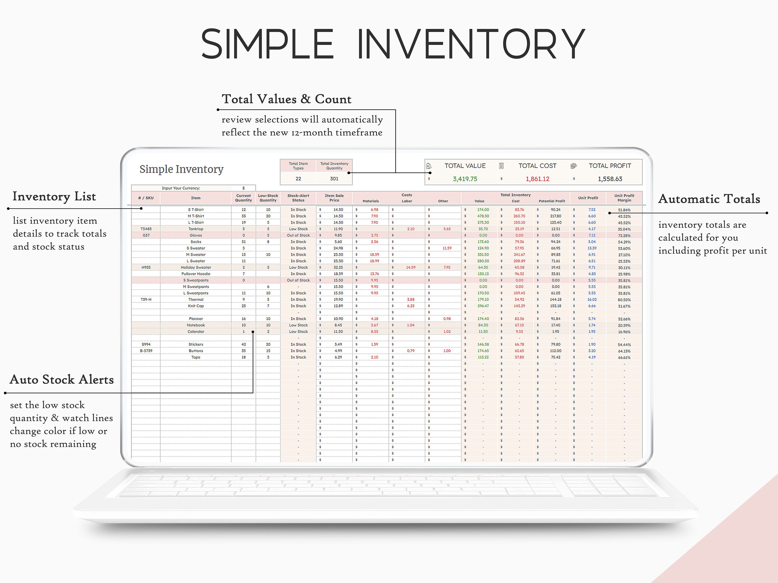 Etsy Shop Toolkit | Google Sheets Template | Financial CSV Bookkeeping ...