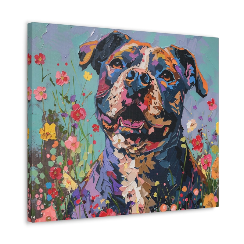Pitbull Art - Etsy