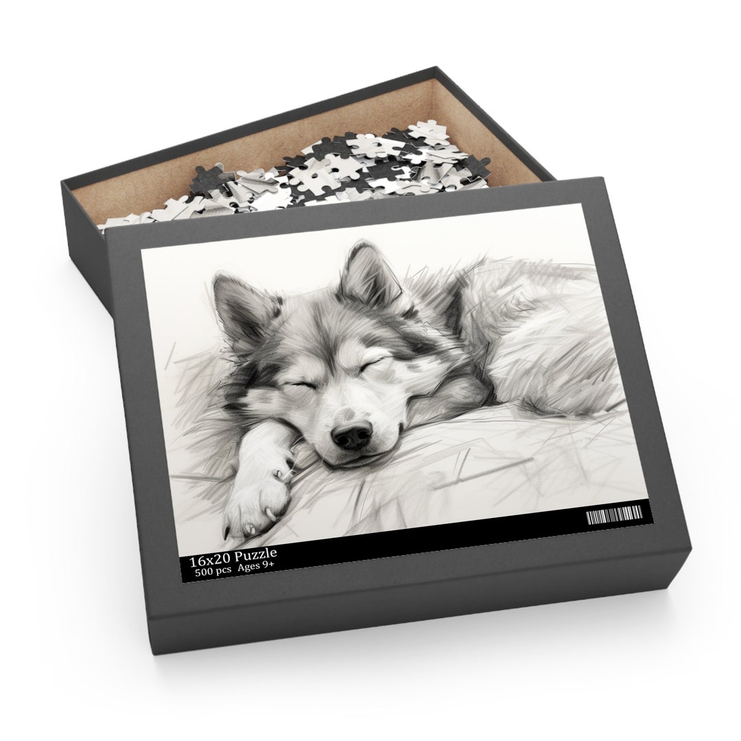 Husky Puzzle, Jigsaw Puzzle, Cute Puzzles, Dog Mom Gifts, Husky Mom ...