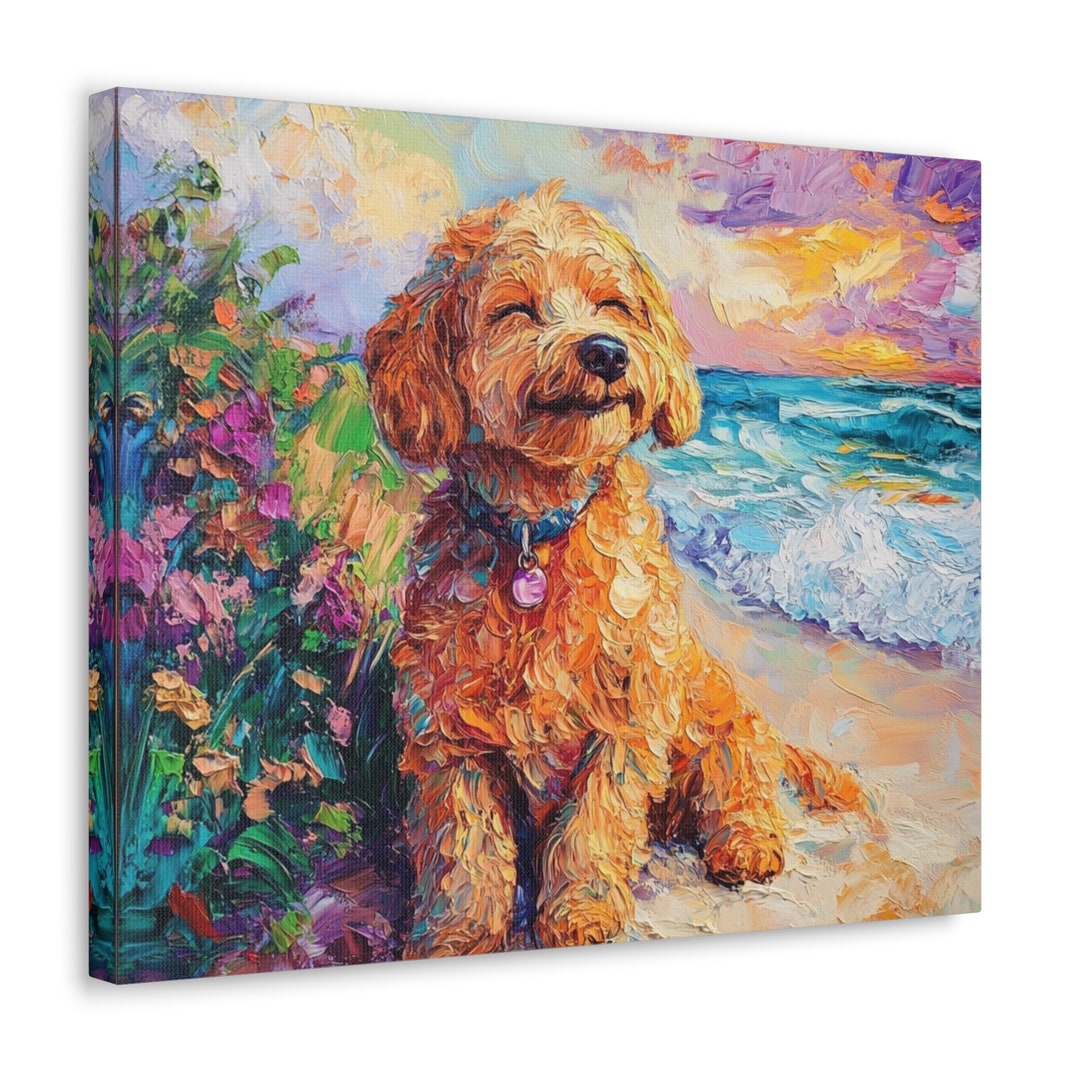 Gift for Cockapoo Moms, Dog Mom Wall Art, Cockapoo Canvas, Cockapoo ...