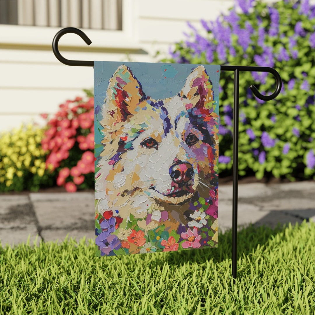 Easy Install Husky Garden Decor, Garden Flag, Cute Dog Gift, Dog Garden ... Easy Install Husky Garden Decor, Garden Flag, Cute Dog Gift, Dog Garden ...
