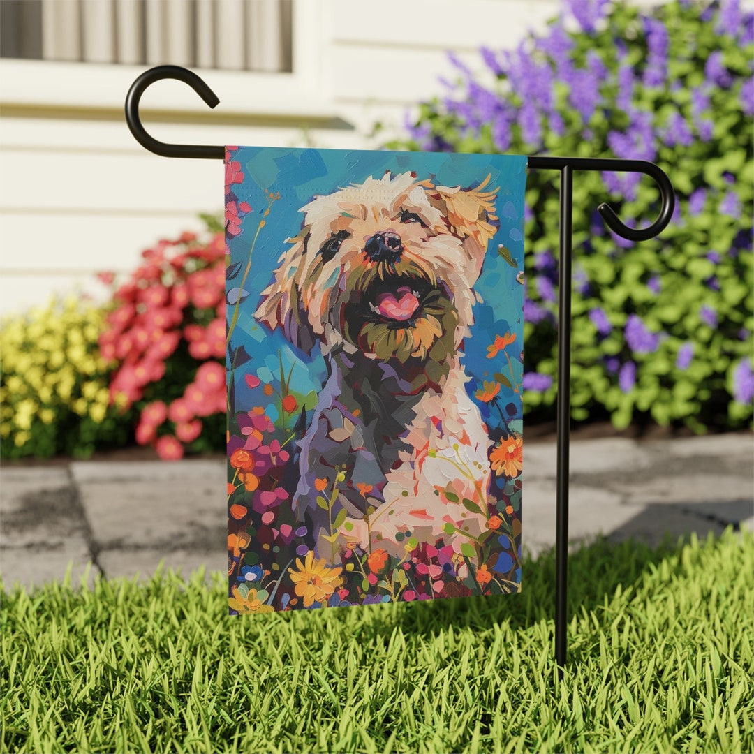 Gifts for Maltipoo Maltese Moms, Maltese Art, Maltese Garden Flag ...