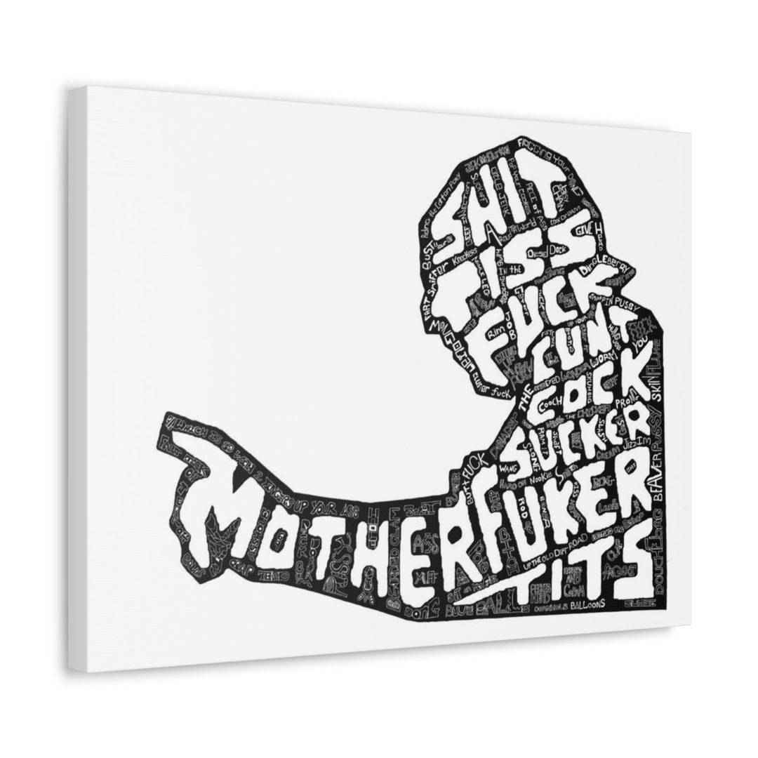 Seven Dirty Words expanded List Canvas Etsy seven-dirty-words-expanded-list-canvas-etsy