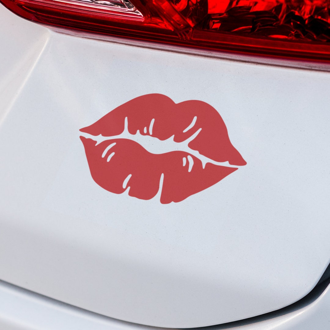 Kiss Lips Decal | VINYL DECAL | Kiss Decal | Lips Decal | Car Decal ...