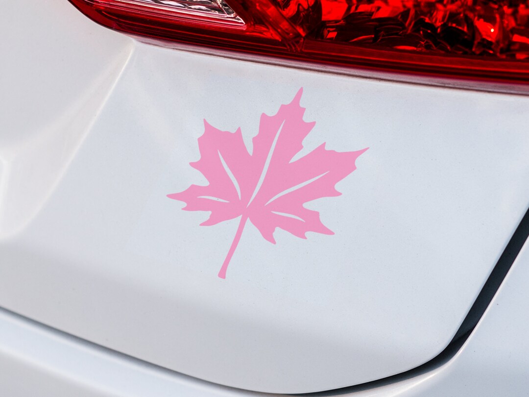 Maple Leaf (stem) Decal | VINYL DECAL | Car Decal | Maple Leaf Decal ...