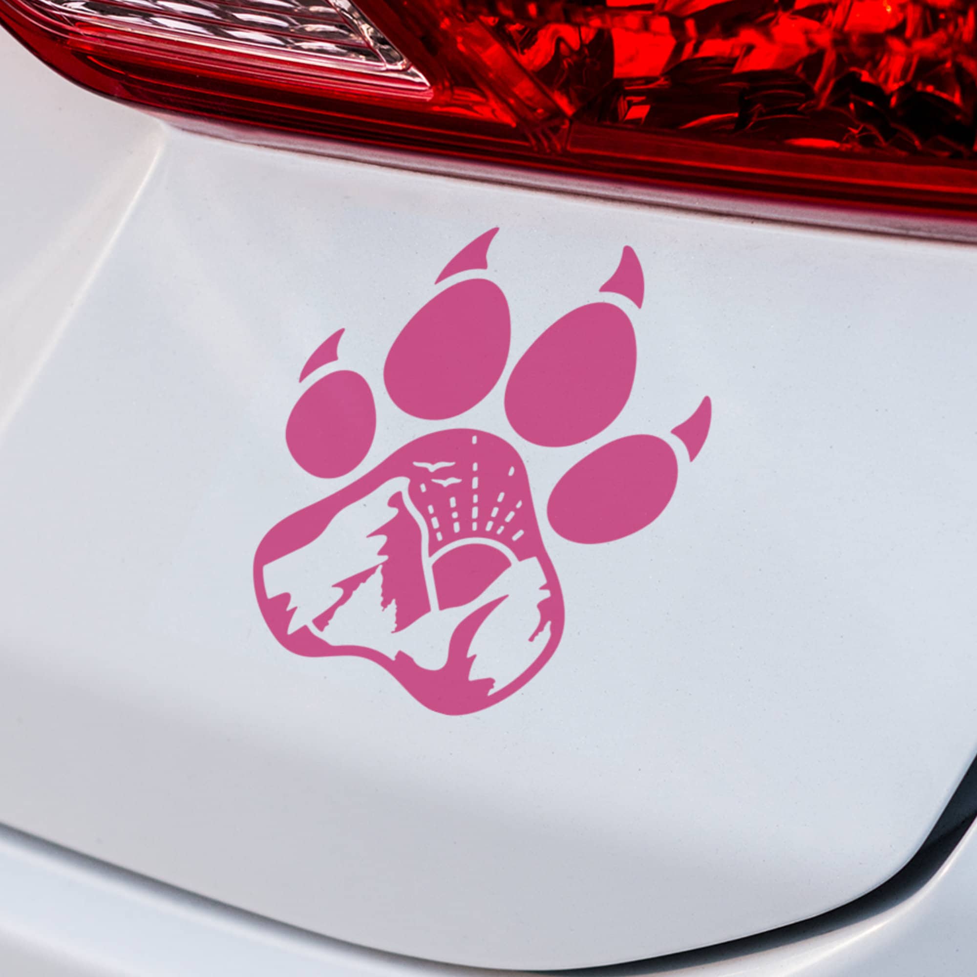 Bear Paw mountains Decal VINYL DECAL Bear Decals - Etsy