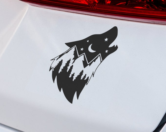 Wolf Decal/vinyl Stickers& Decals for Cars/vinyl Decal/laptop Sticker ...