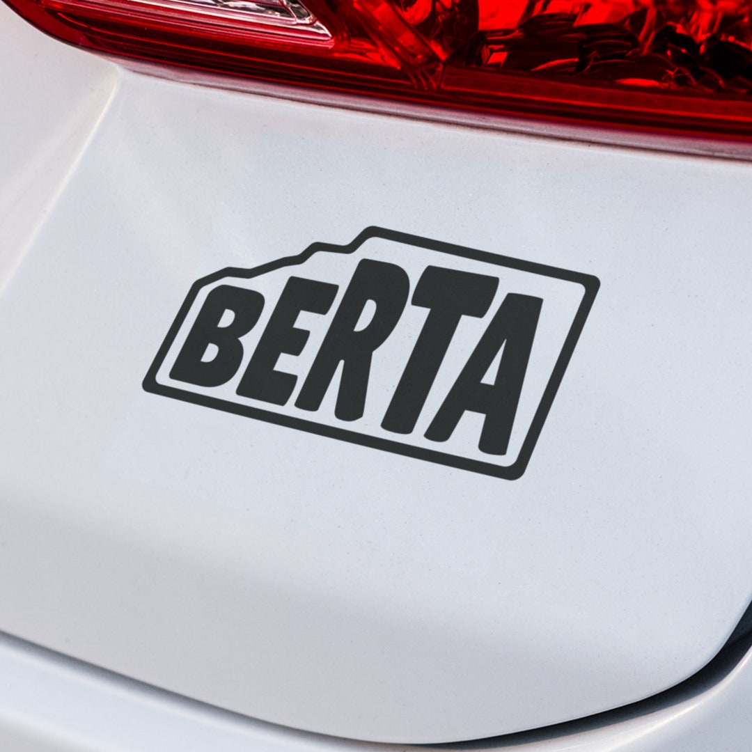 Berta With Province Outline Decal | VINYL Decal | BERTA Decal | Alberta ...