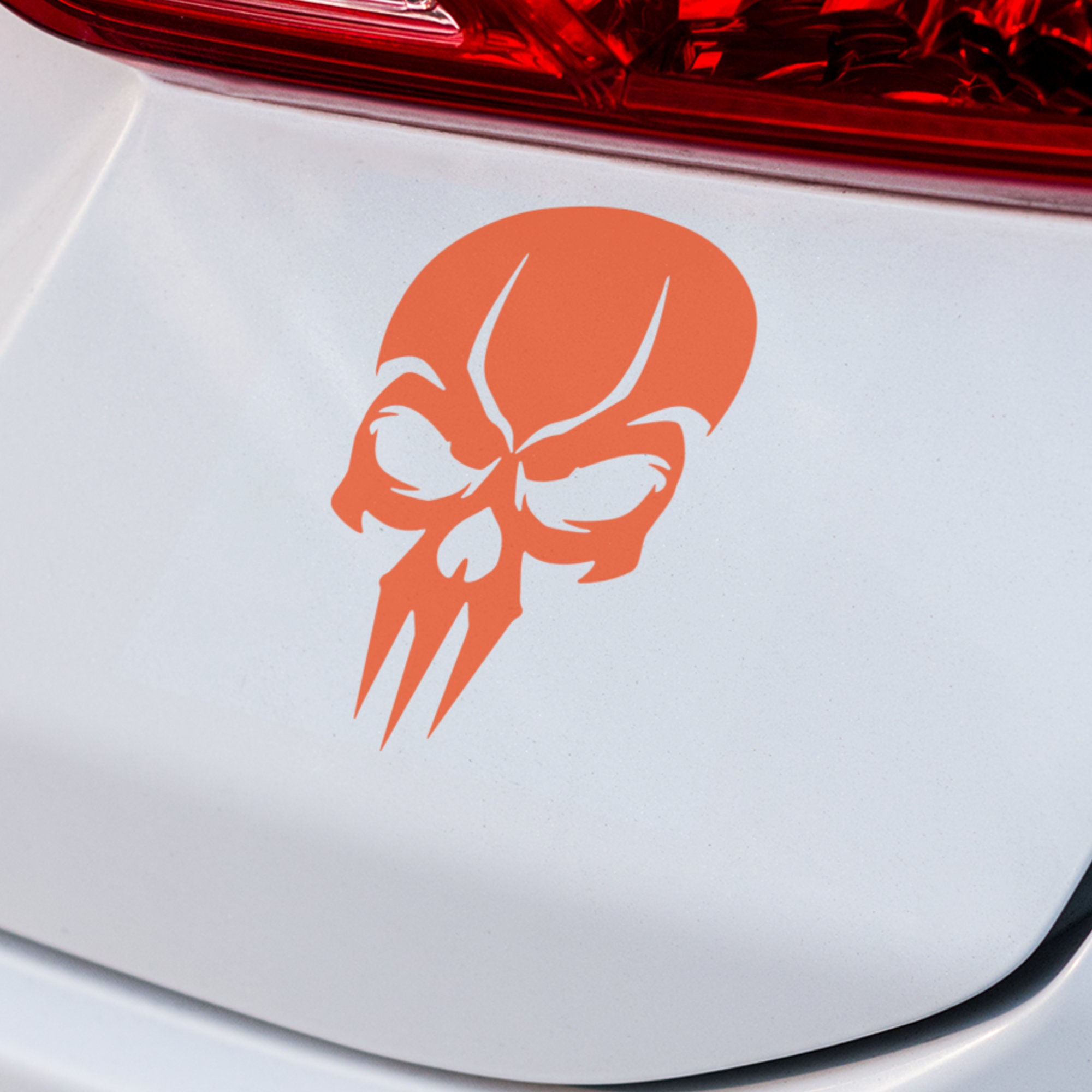 Aggressive Evil Skull Edgy Decal VINYL DECAL Skull Decal Skeleton Decal ...