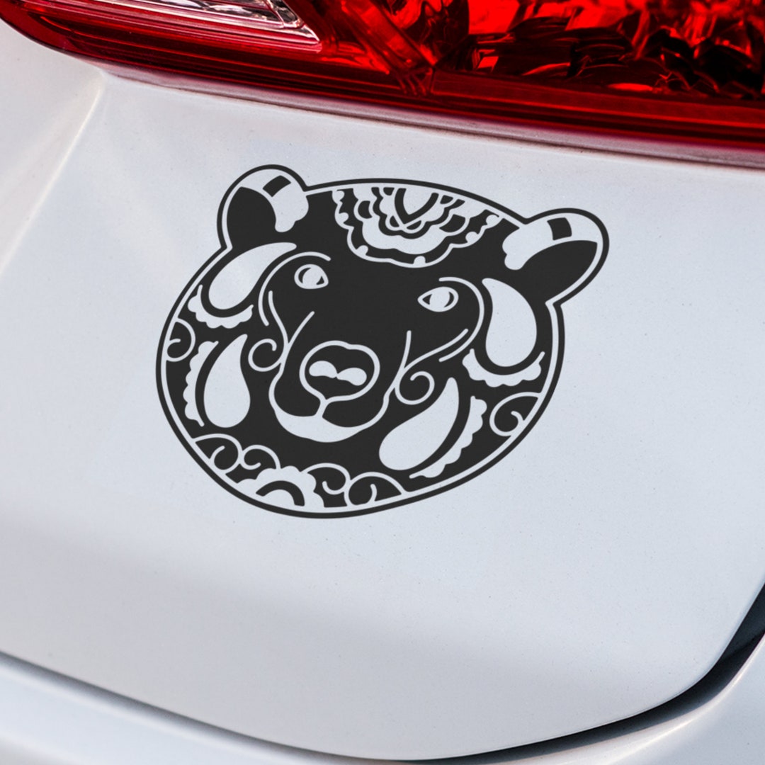 Bears Head Decal | VINYL DECAL | Bear Decal Sticker | Animal Decal ...