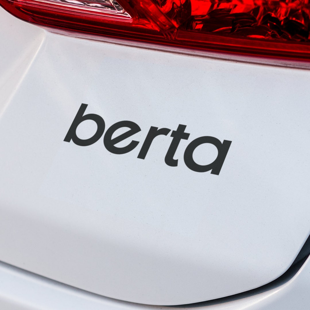 Berta Font Decal | VINYL DECAL | Alberta Decal | Berta Decal | Alberta ...