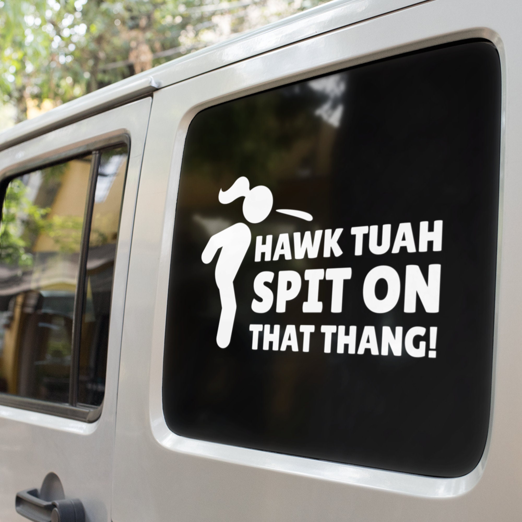 Hawk Tuah Spit on That Thang girl Decal VINYL Decal Hawk Tuah Sticker ...