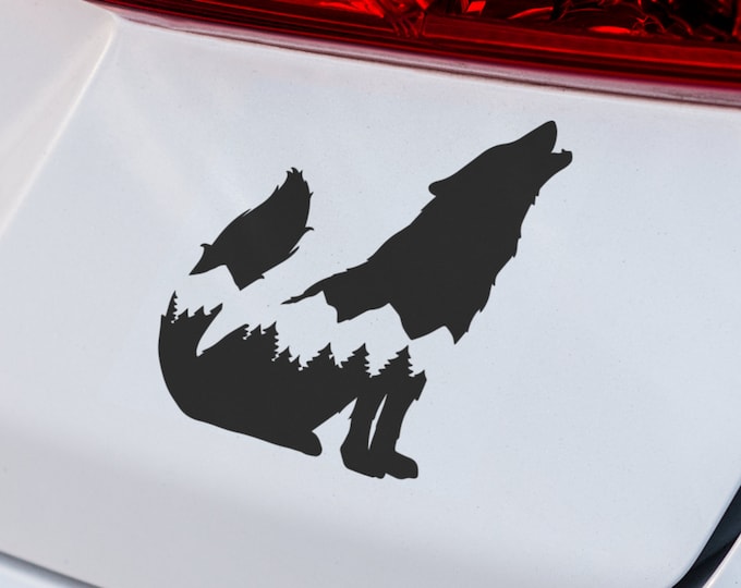 Wolf Decal/vinyl Stickers& Decals for Cars/vinyl Decal/laptop Sticker ...