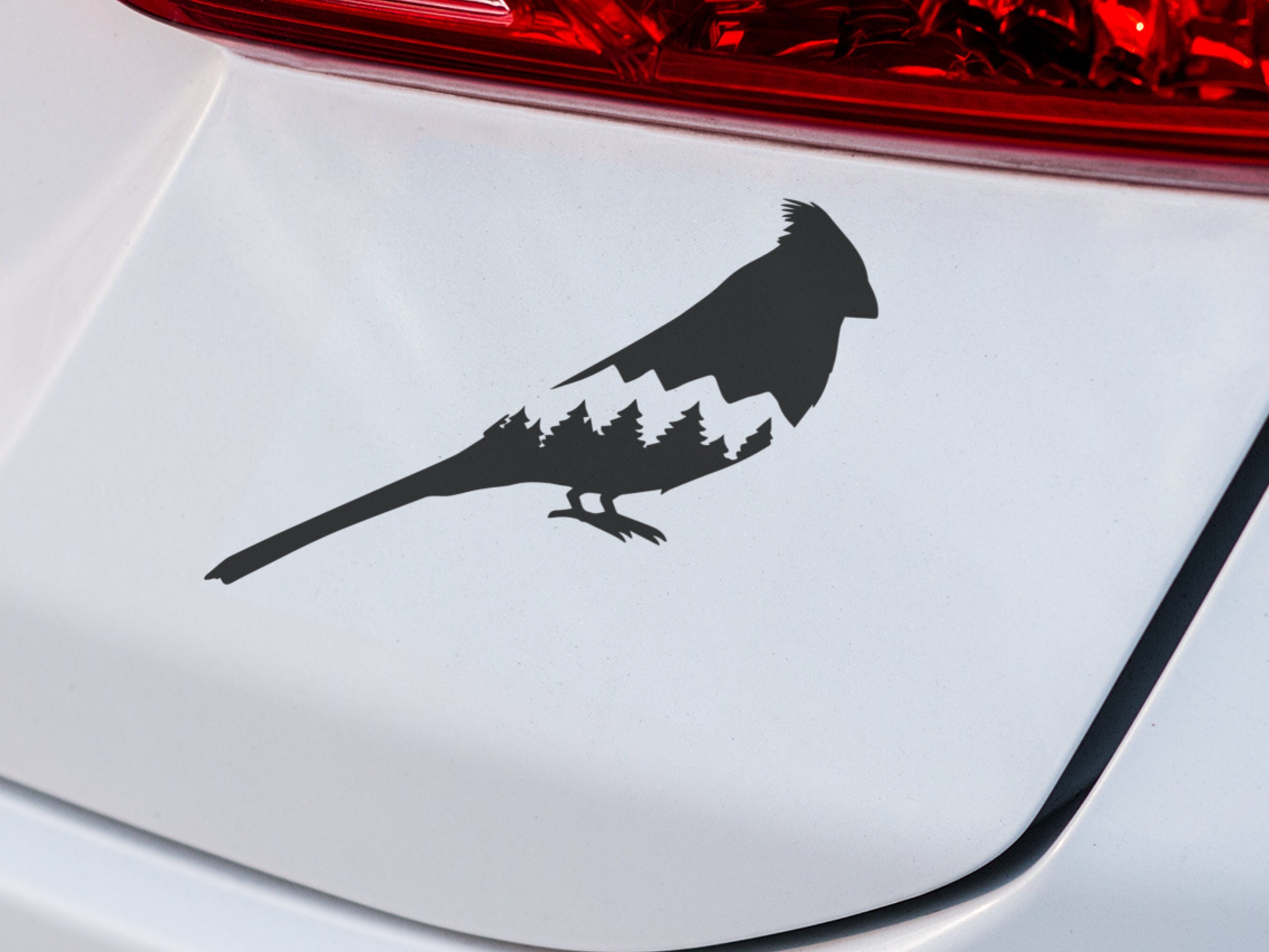 Cardinal (mountains) Decal | VINYL DECAL | Cardinal Decal | Bird Decal ...