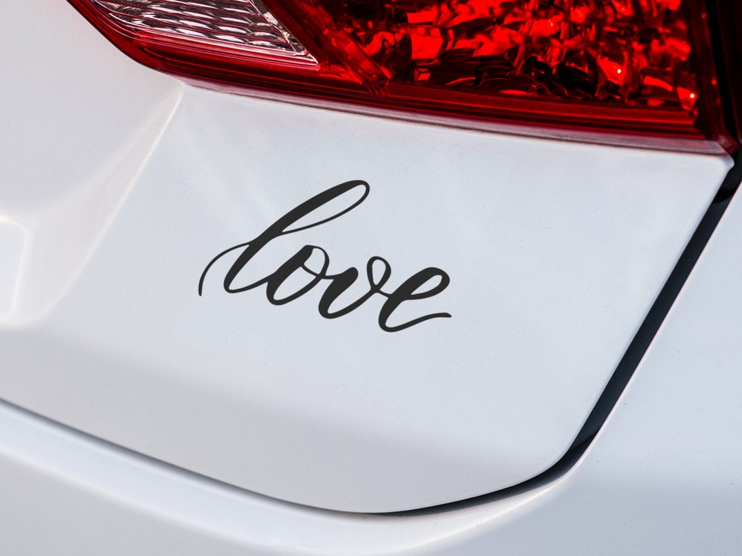 Love Script Decal | VINYL DECAL | Love Decal | Script Decal | Gifts for ...