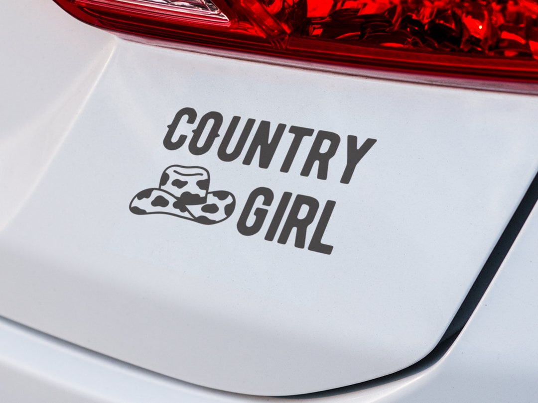Country Girl Decal | VINYL DECAL | Country Decal | Girl Decal | Gifts ...