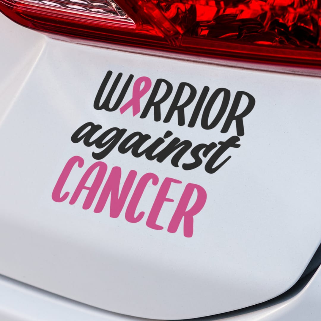 Warrior Against Cancer Decal | VINYL DECAL | Warrior Decal | Cancer ...
