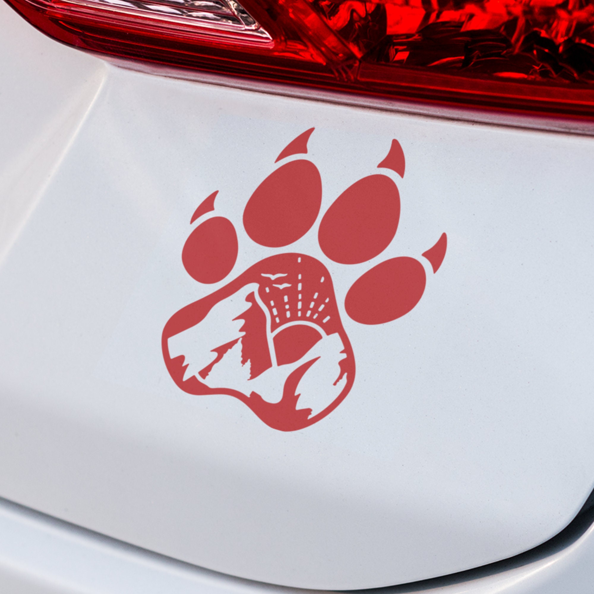 Bear Paw mountains Decal VINYL DECAL Bear Decals - Etsy