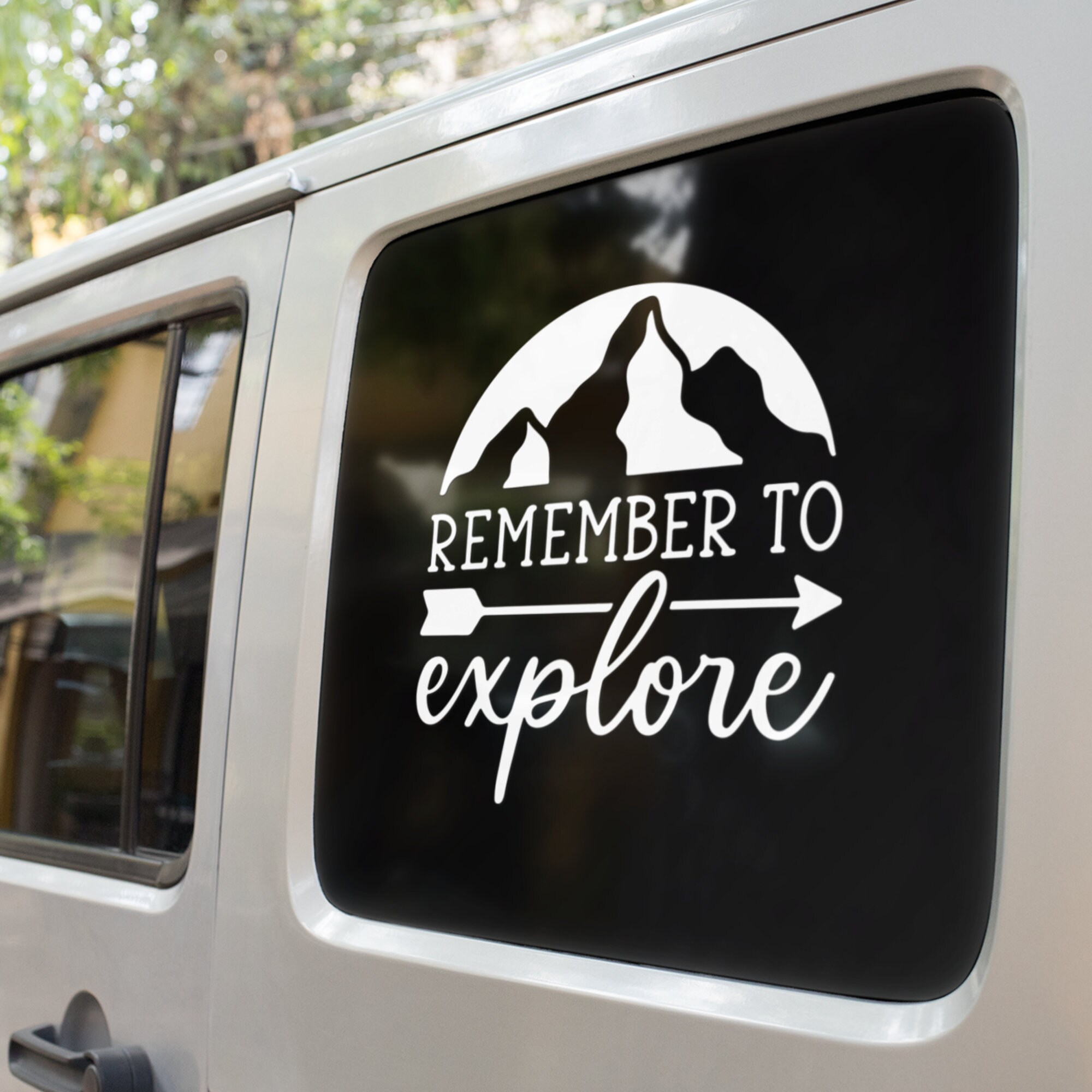 Remember to Explore Decal VINYL DECAL Explore Decal - Etsy