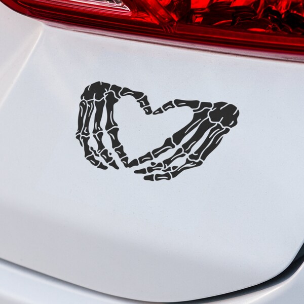 Skeleton Hand Decal - Etsy