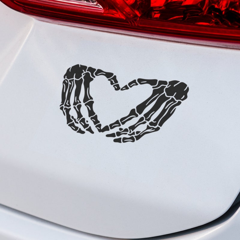 Skeleton Hand Decal - Etsy