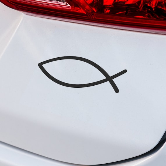 Christian Fish Symbol On Car
