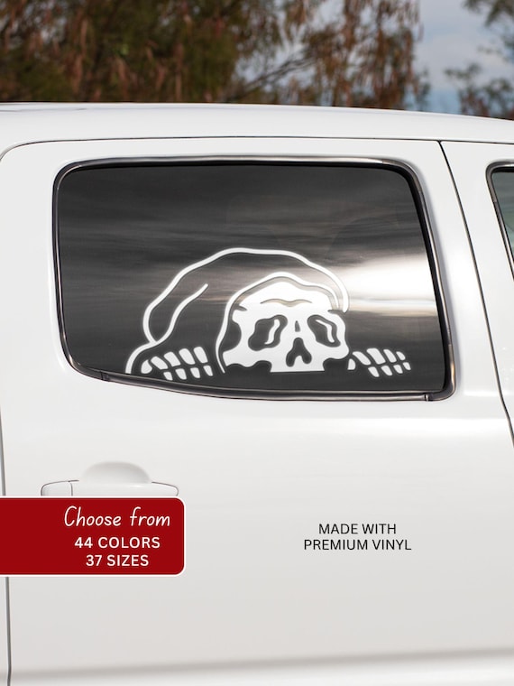 Grim Reaper Peeking Decal