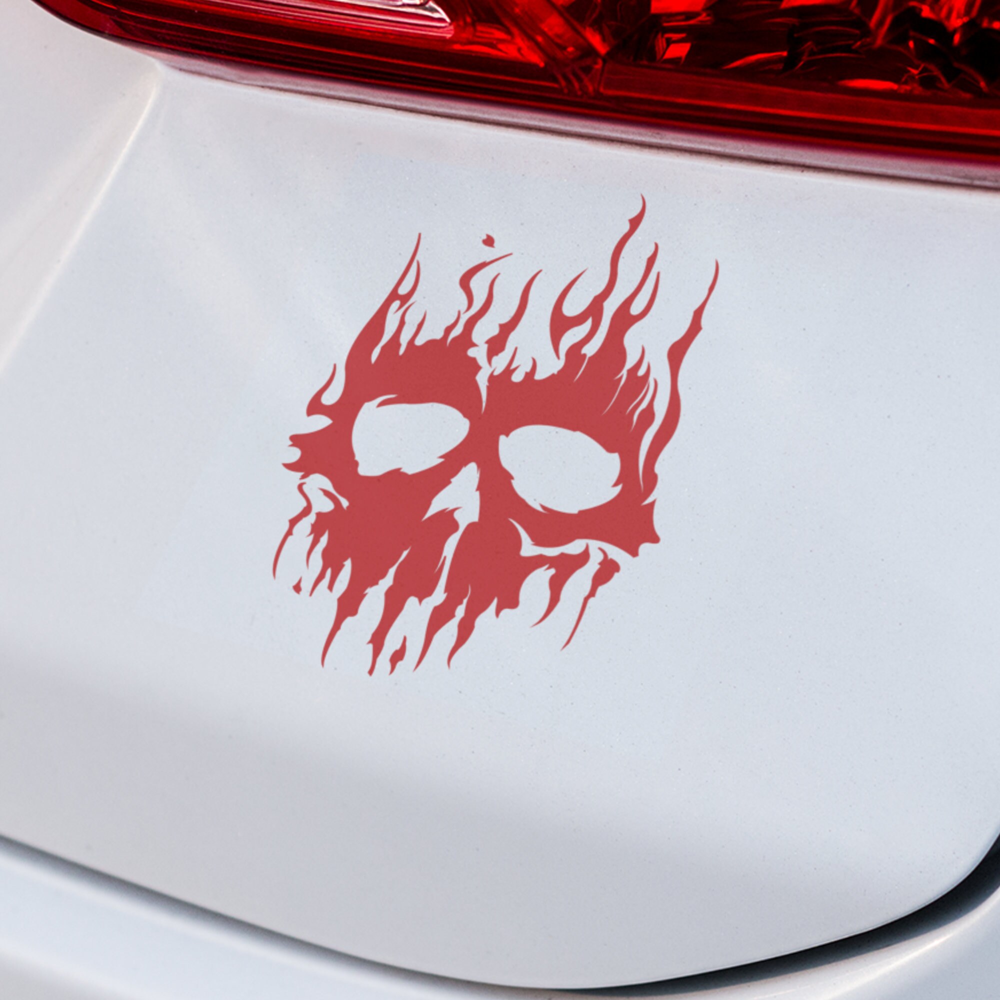 Burning Skull Decal | VINYL DECAL | Skull Decal | Skeleton Decal | Car ...