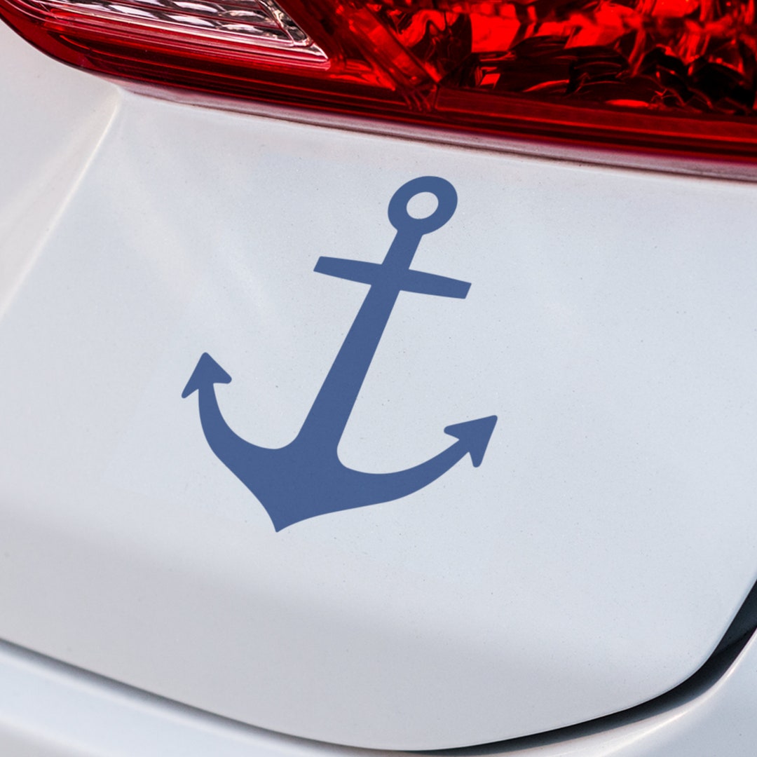 Anchor Decal | VINYL DECAL | Boat Anchor Decal | Ship or Boat Decal ...