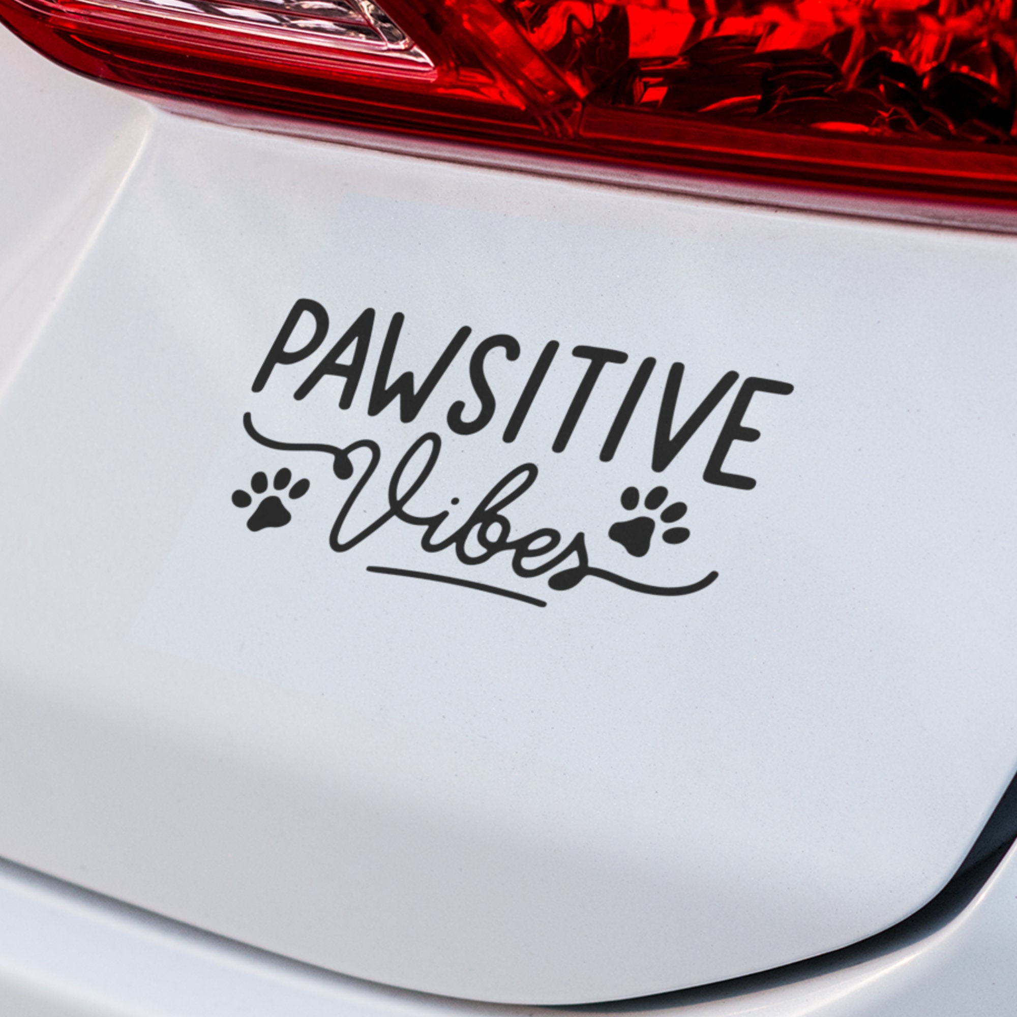 Pawsitive Vibes Decal VINYL DECAL Dog Vibes Decal Animal Decals Car ...