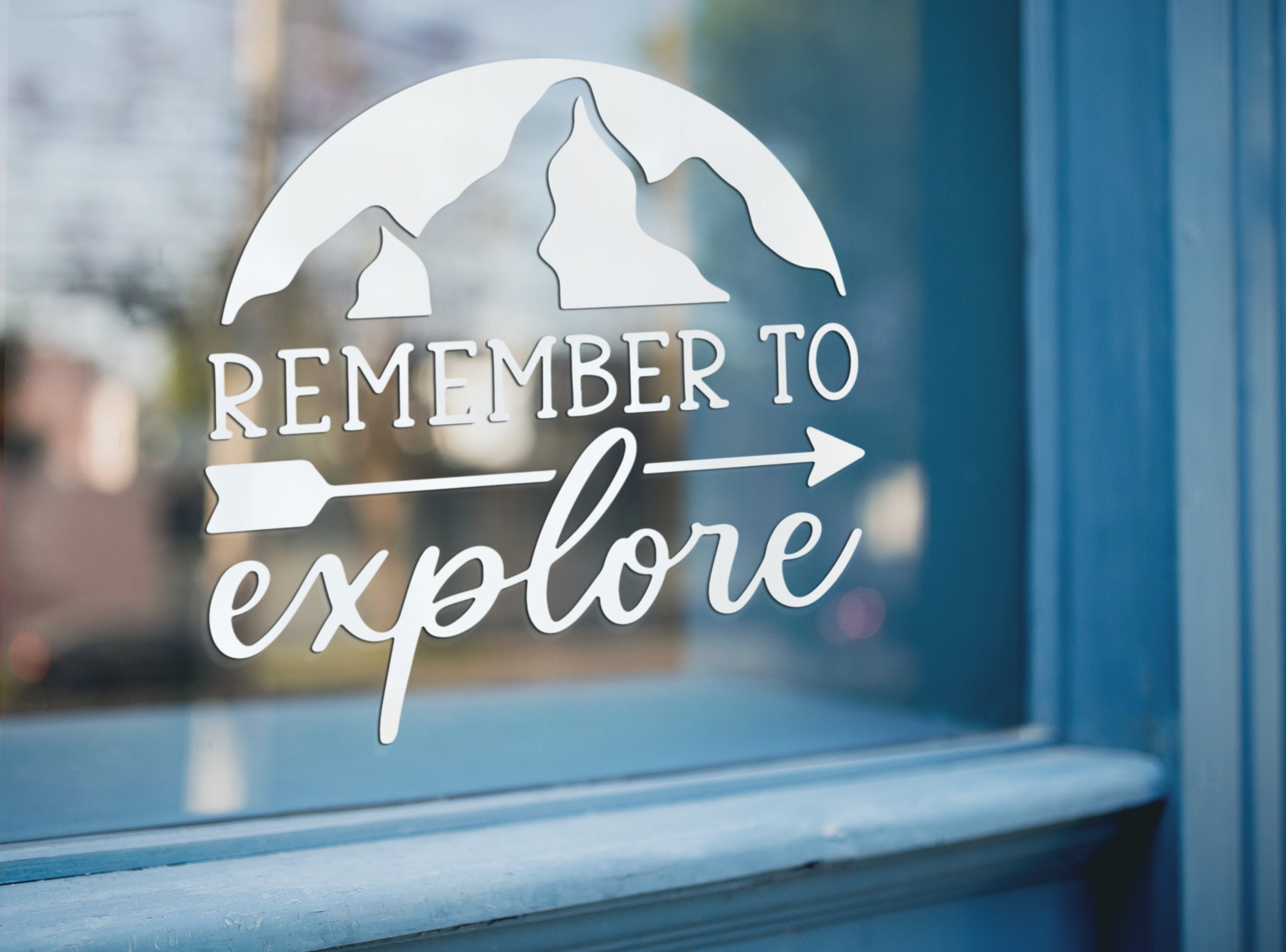 Remember to Explore Decal VINYL DECAL Explore Decal - Etsy