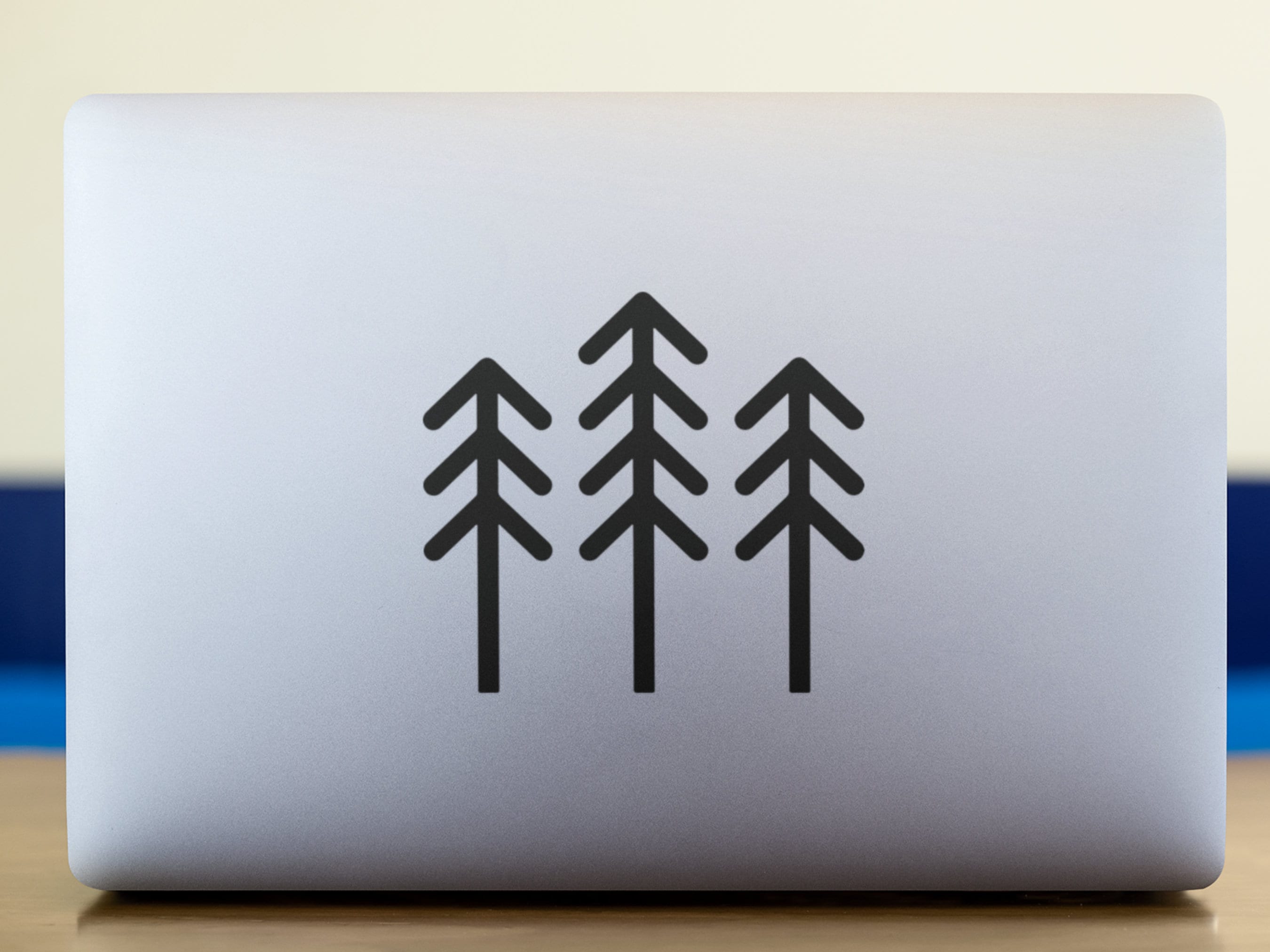 3 Trees symbol Decal VINYL DECAL Tree Decals Forest - Etsy