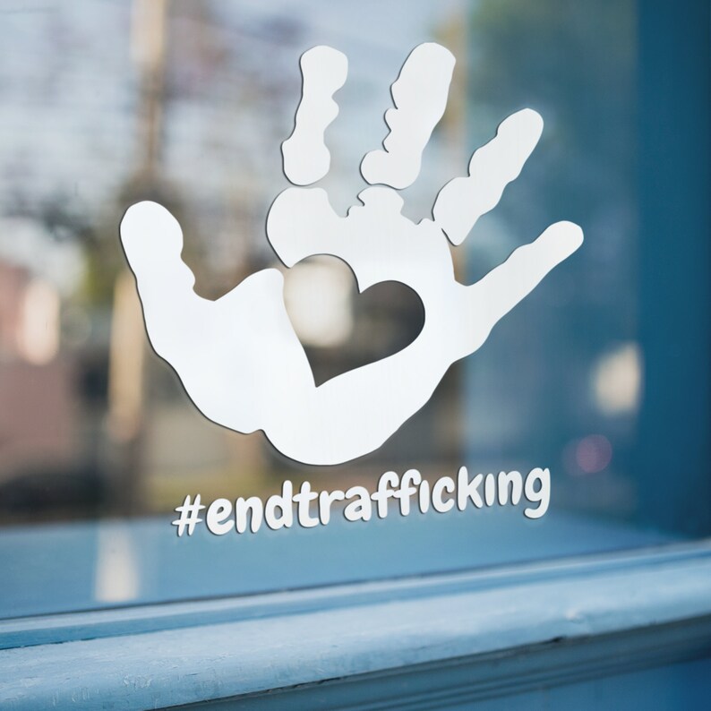 End Trafficking Decal VINYL DECAL End Human Trafficking - Etsy