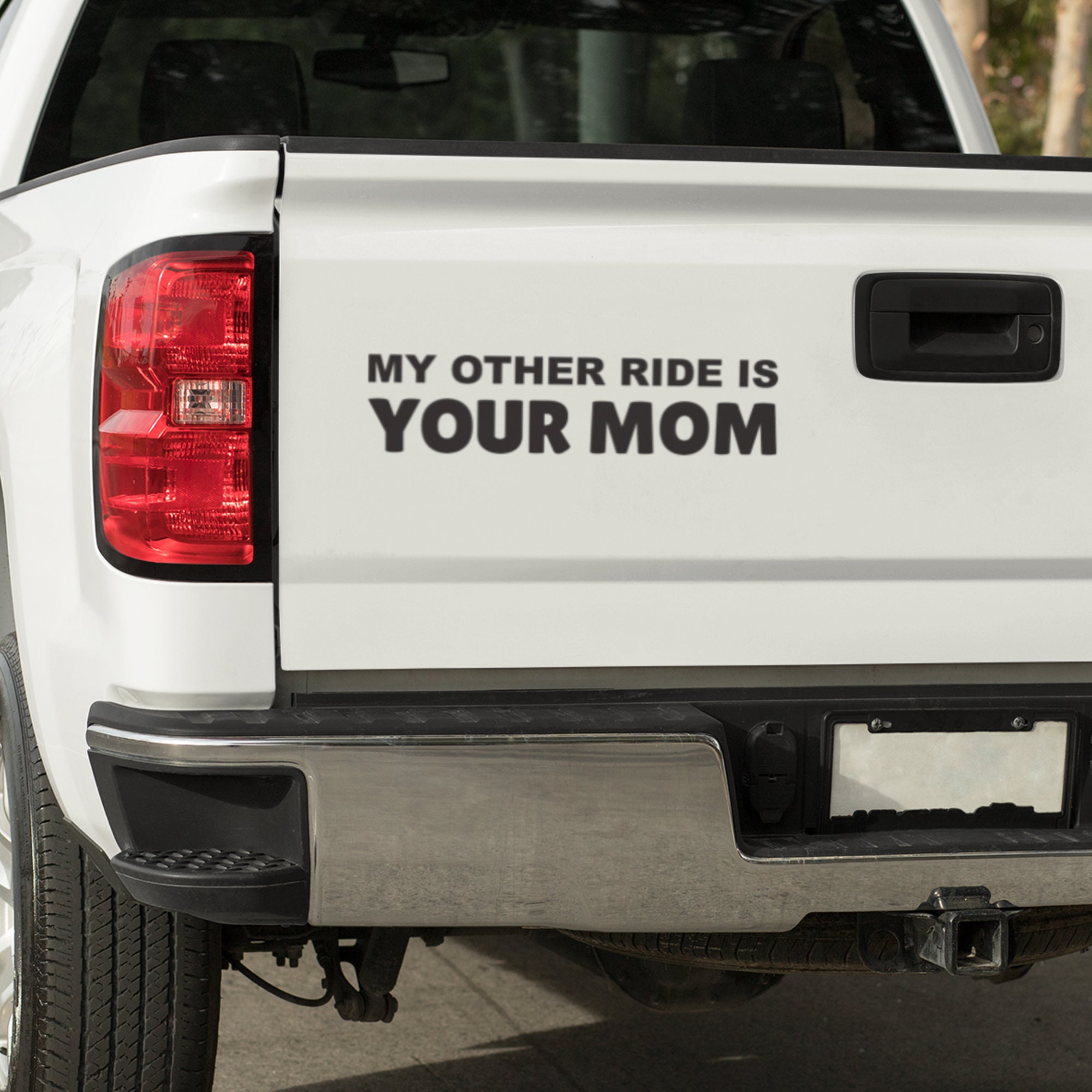 My Other Ride is Your Mom Decal VINYL DECAL Funny Decal Mom Decal Car ...