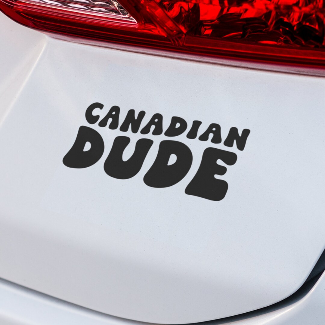 Canadian Dude Decal VINYL DECAL Canadian Canada Decal Dude Decals Car ...