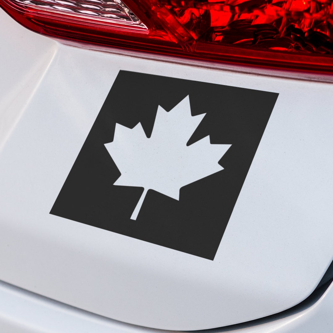 Canadian Maple Leaf Vinyl Decal, Canada Sticker, Car Window, Laptop ...