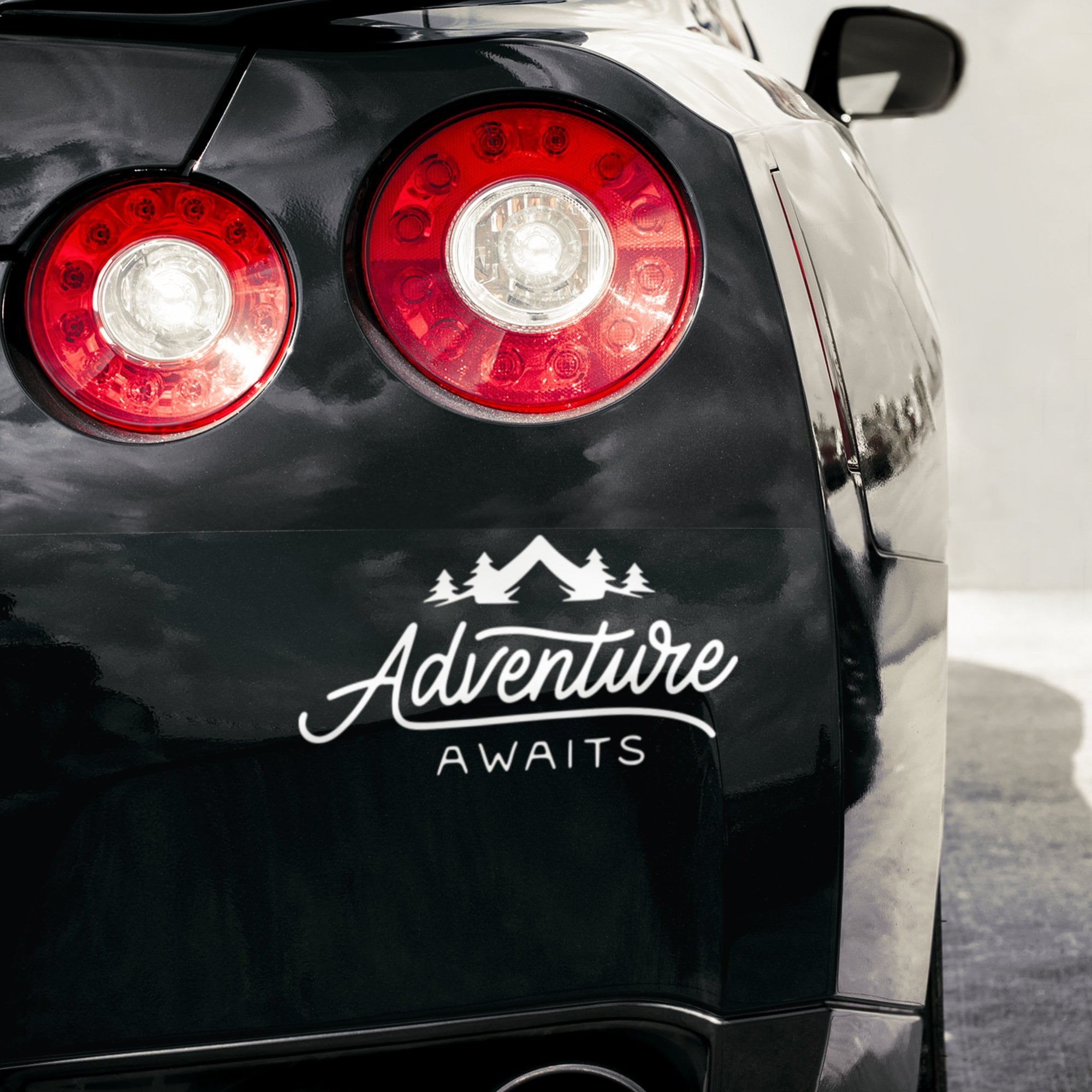 Adventure Awaits Decal VINYL DECAL Car Decal Adventure Decal Adventure ...