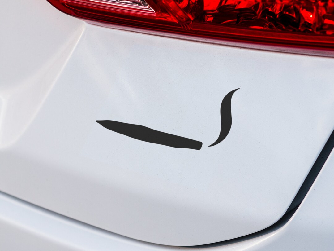 Blunt Decal VINYL DECAL Marijuana Decal Joint Decal Weed Decal Car ...