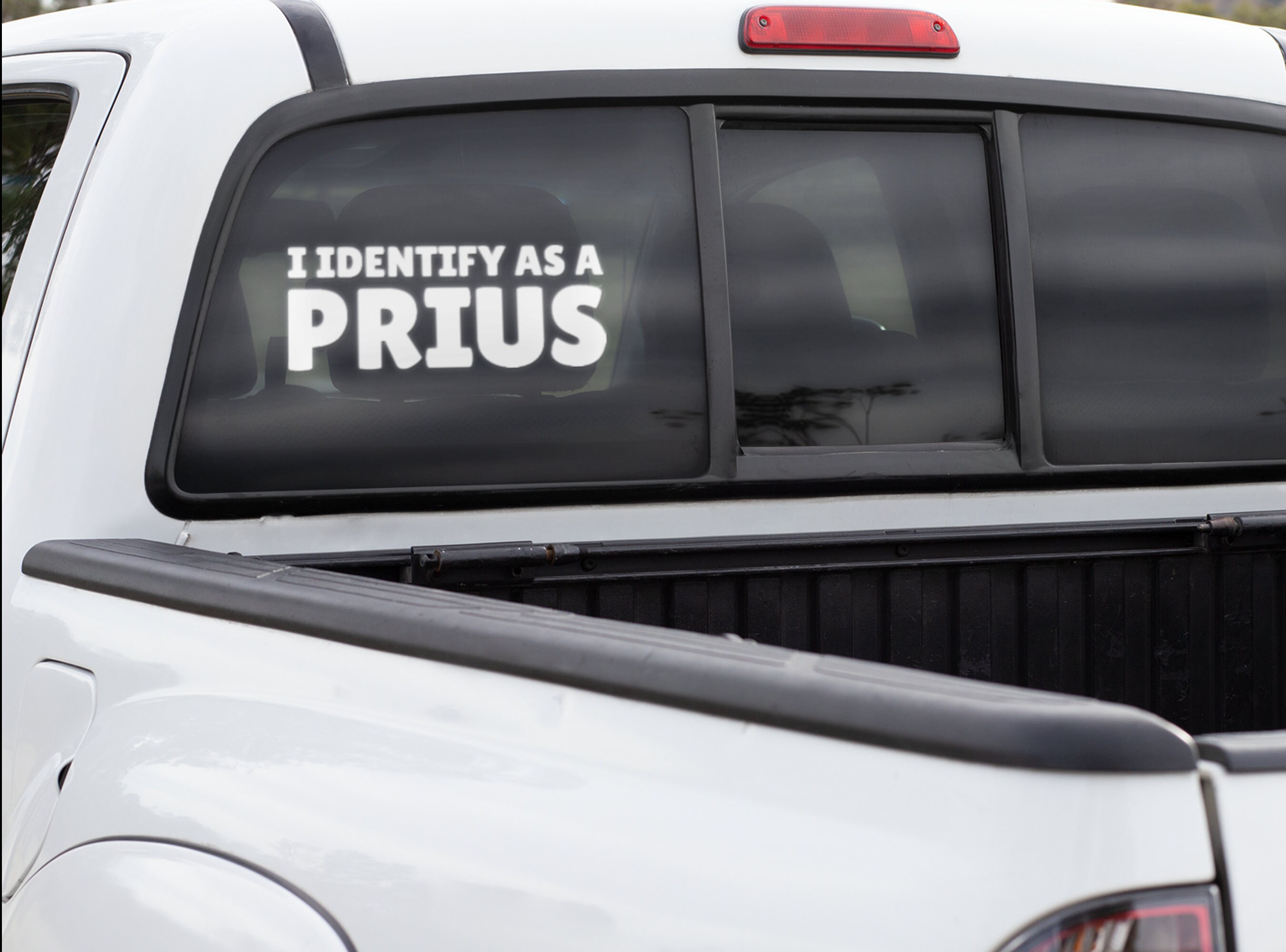 I Identify as a Prius Decal VINYL DECAL Funny Decals Car - Etsy