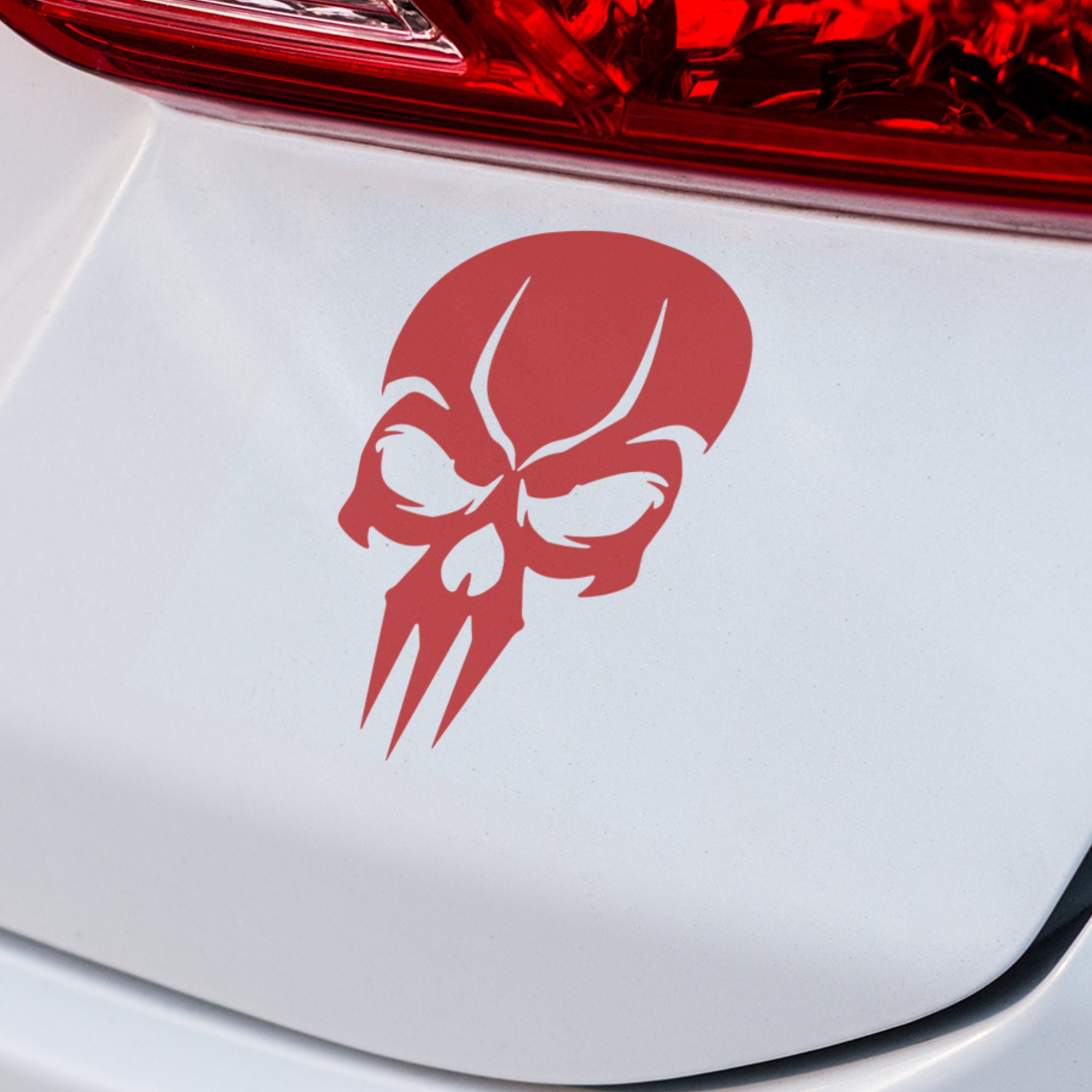 Aggressive Evil Skull Edgy Decal VINYL DECAL Skull Decal Skeleton Decal ...