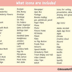 Strawberry Bunny Computer Theme | Mac and Windows | Custom Icons ...