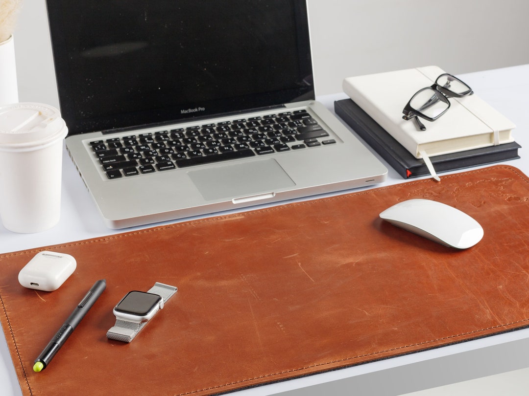 Leather Pad Large, Large Desk Pad, Custom Mousepad, Father Day Gift ...