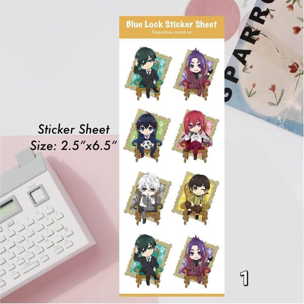 Blue Lock Sticker - Etsy