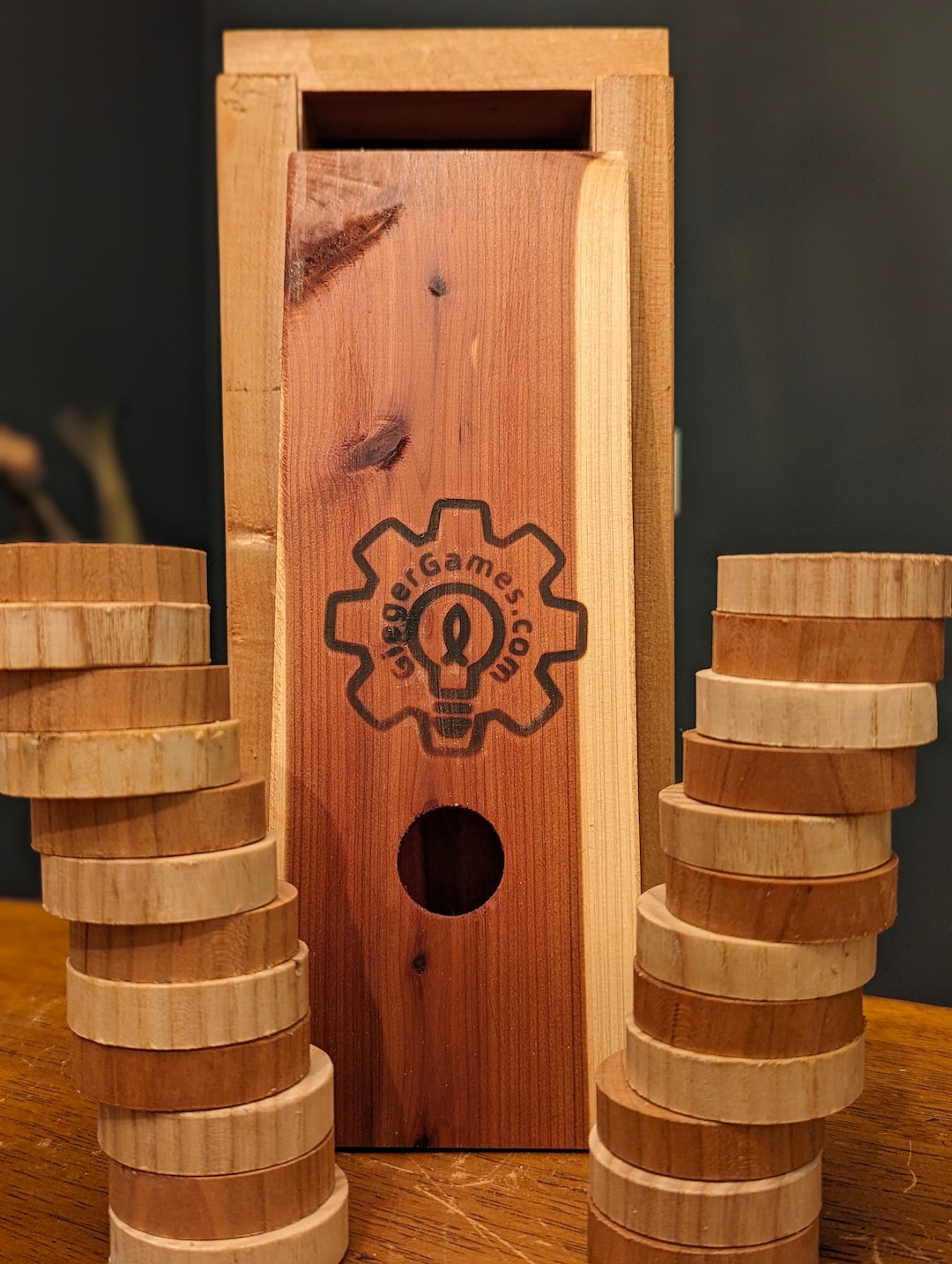 Checker Pieces With Storage Crate - Etsy