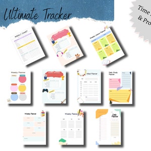Kids Habit Tracker Digital | Monthly | Weekly | Daily Habit Tracker ...