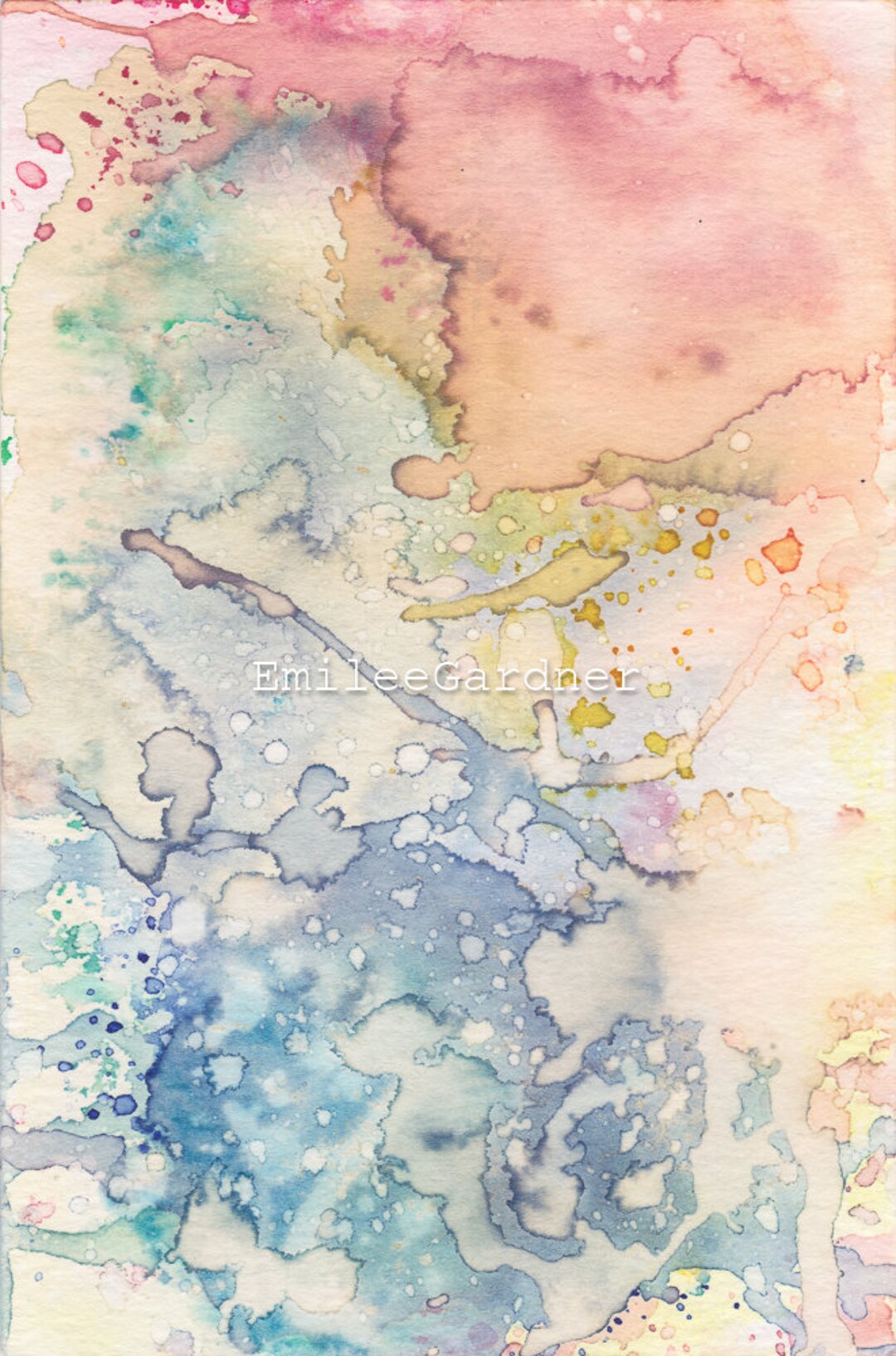 Rainbow Watercolor - Etsy