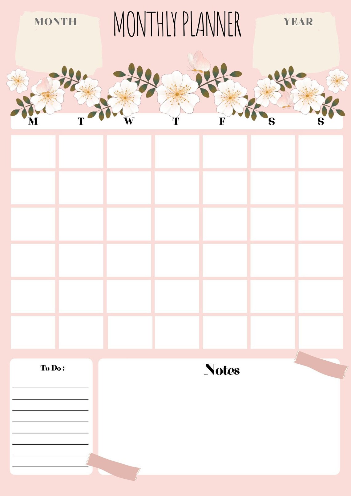 Daily Planner, Journal, Organizer, List, Budget - Etsy