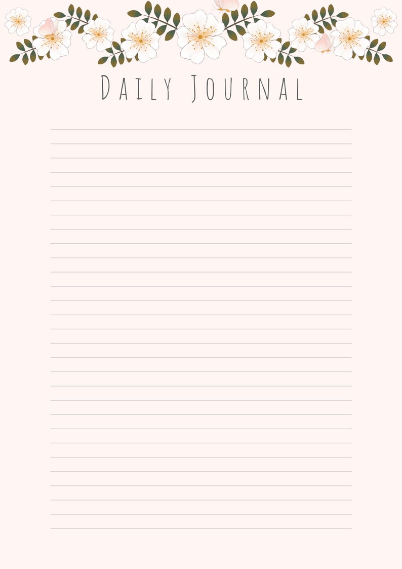 Daily Planner, Journal, Organizer, List, Budget - Etsy