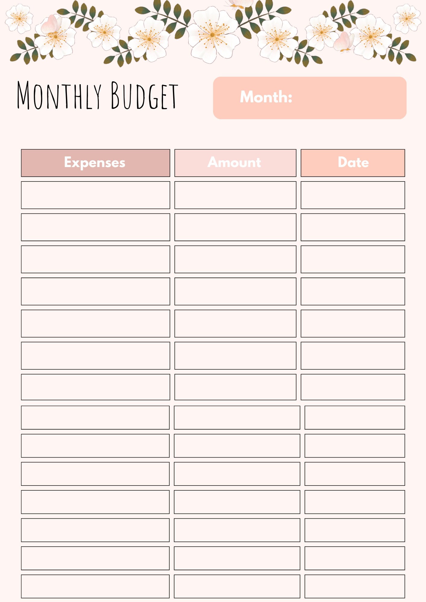 Daily Planner, Journal, Organizer, List, Budget - Etsy